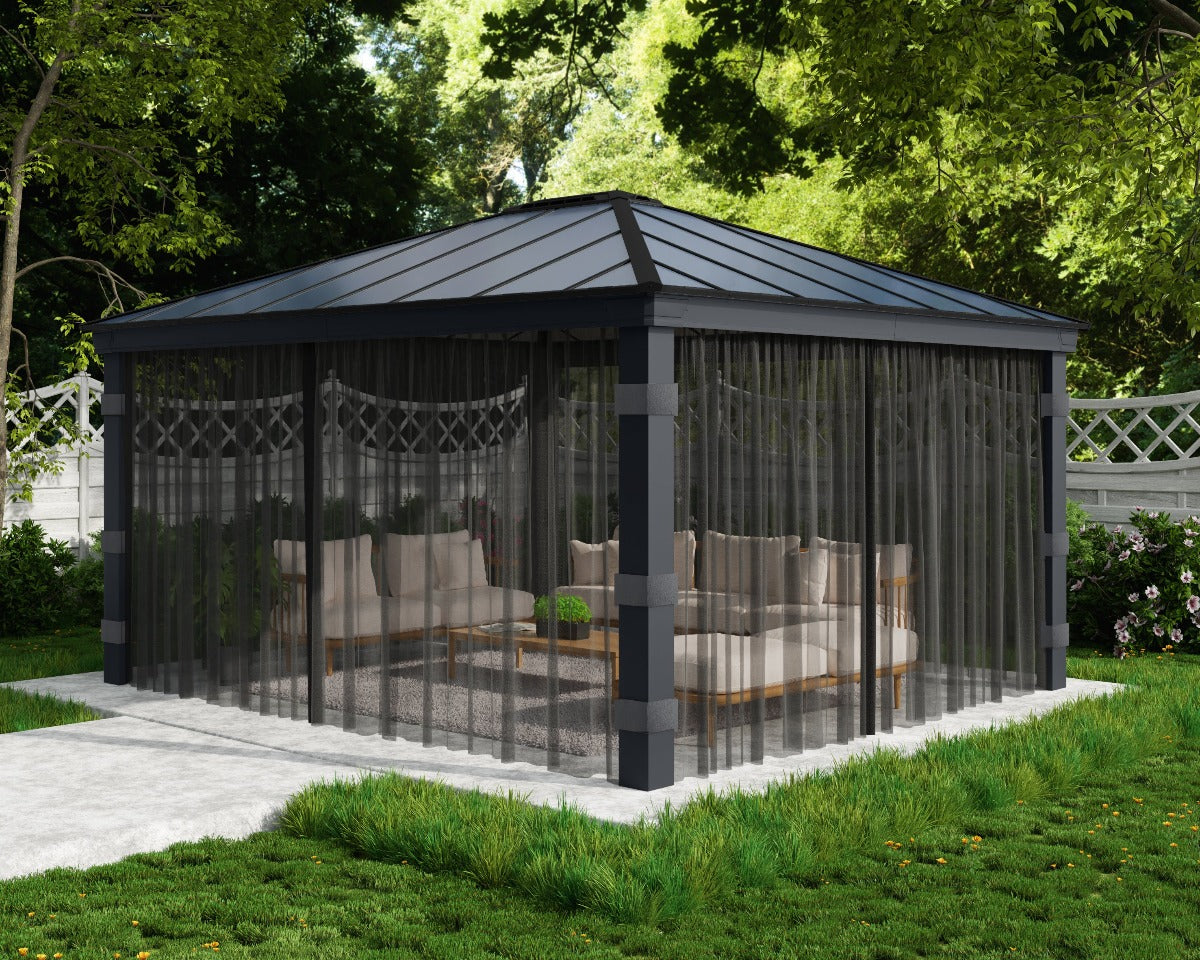 Dallas™ 14 ft. x 16 ft. Garden Gazebo | Palram-Canopia - Dallas™ 14 ft ...